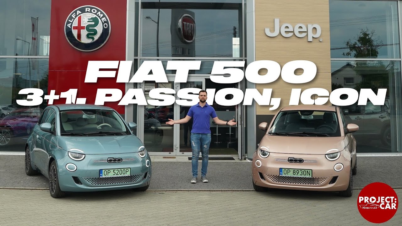 Fiat 500(500e) 3+1, La Prima, Icon, Passion - porównanie wersji (2021 ...