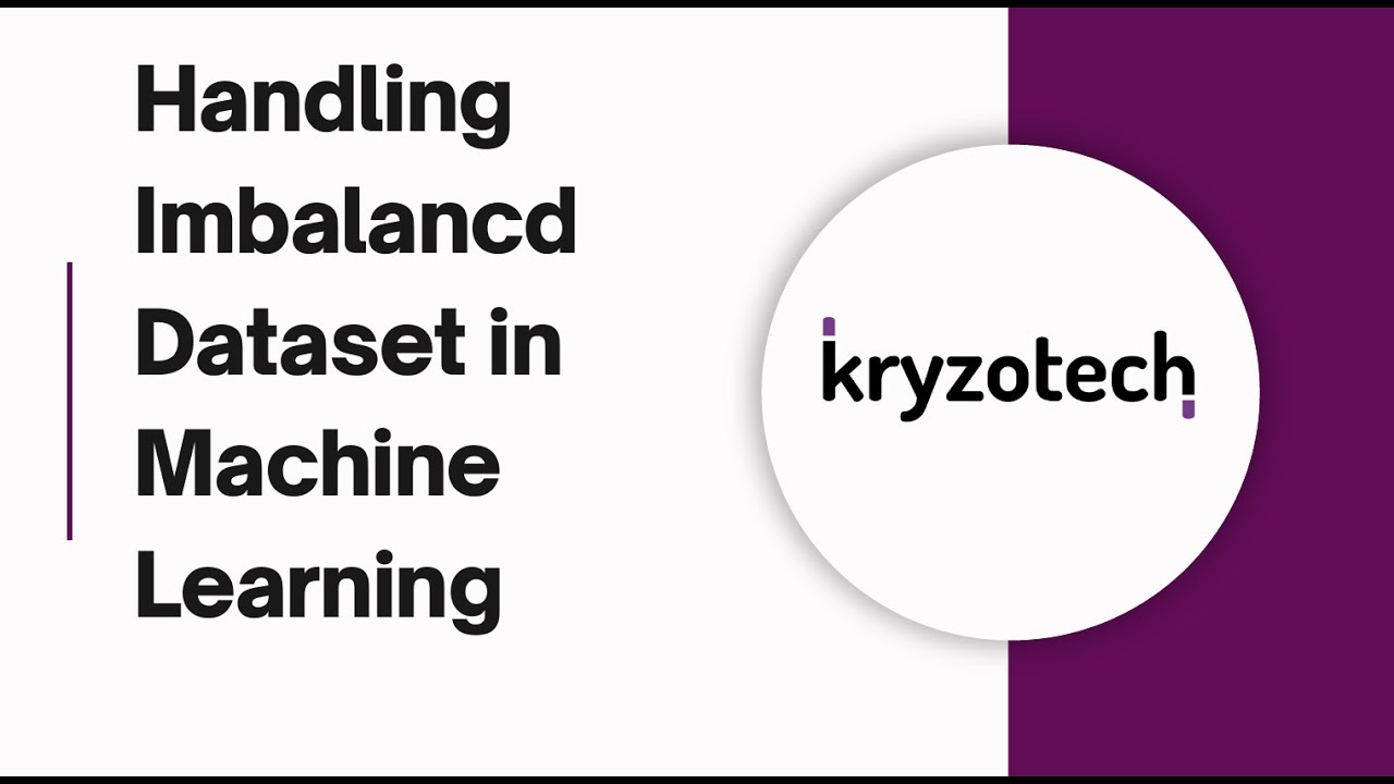 Handling Imbalanced Dataset in Machine Learning - YouTube