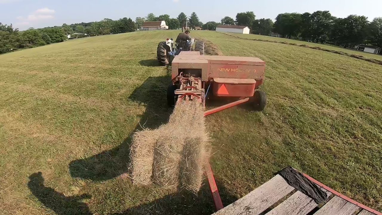 Make Hay, Plant Corn and Beans All In a Day - YouTube