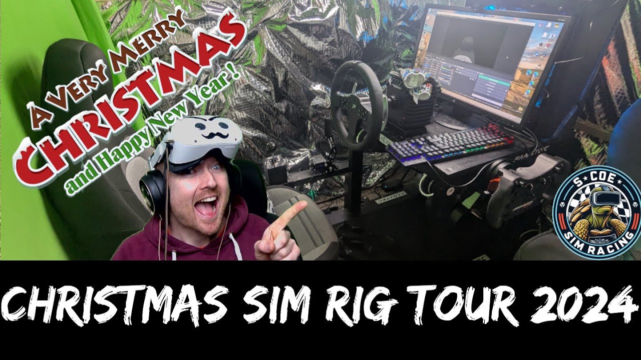 Christmas 2024 My DIY Sim Rig Tour + Festive Musical Performance! - YouTube