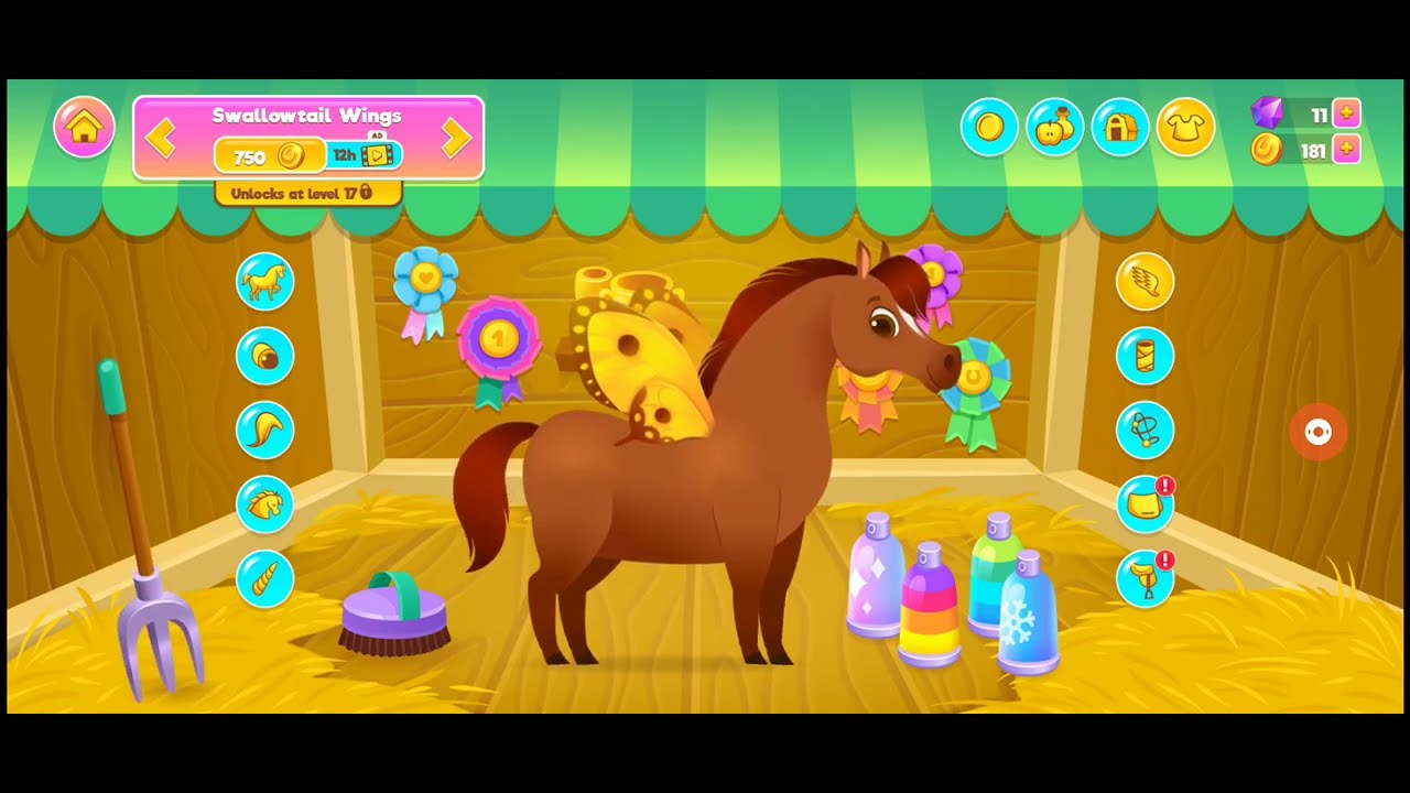 Baby Horse Riding!! Baby Horse Racing 🐎🐎!!Teach Video!! Baby Game Video ...