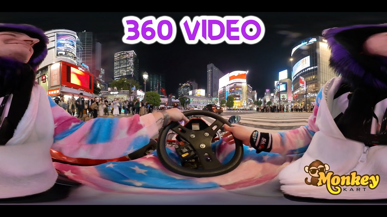 360 Japan - Monkey-Kart Shinjuku - GoKart Ride Tokyo [ VR360 ] VR - YouTube