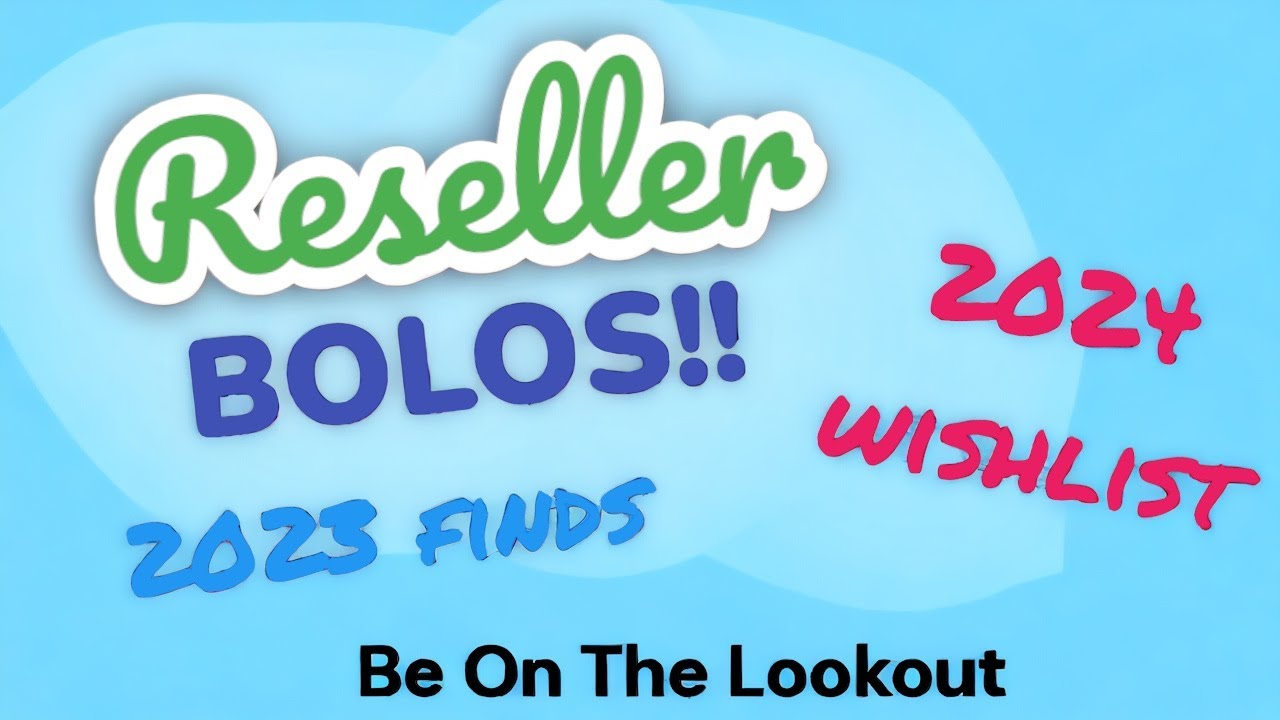 Reseller BOLOs - 2023 Found Thrifting - 2024 Wish List - YouTube