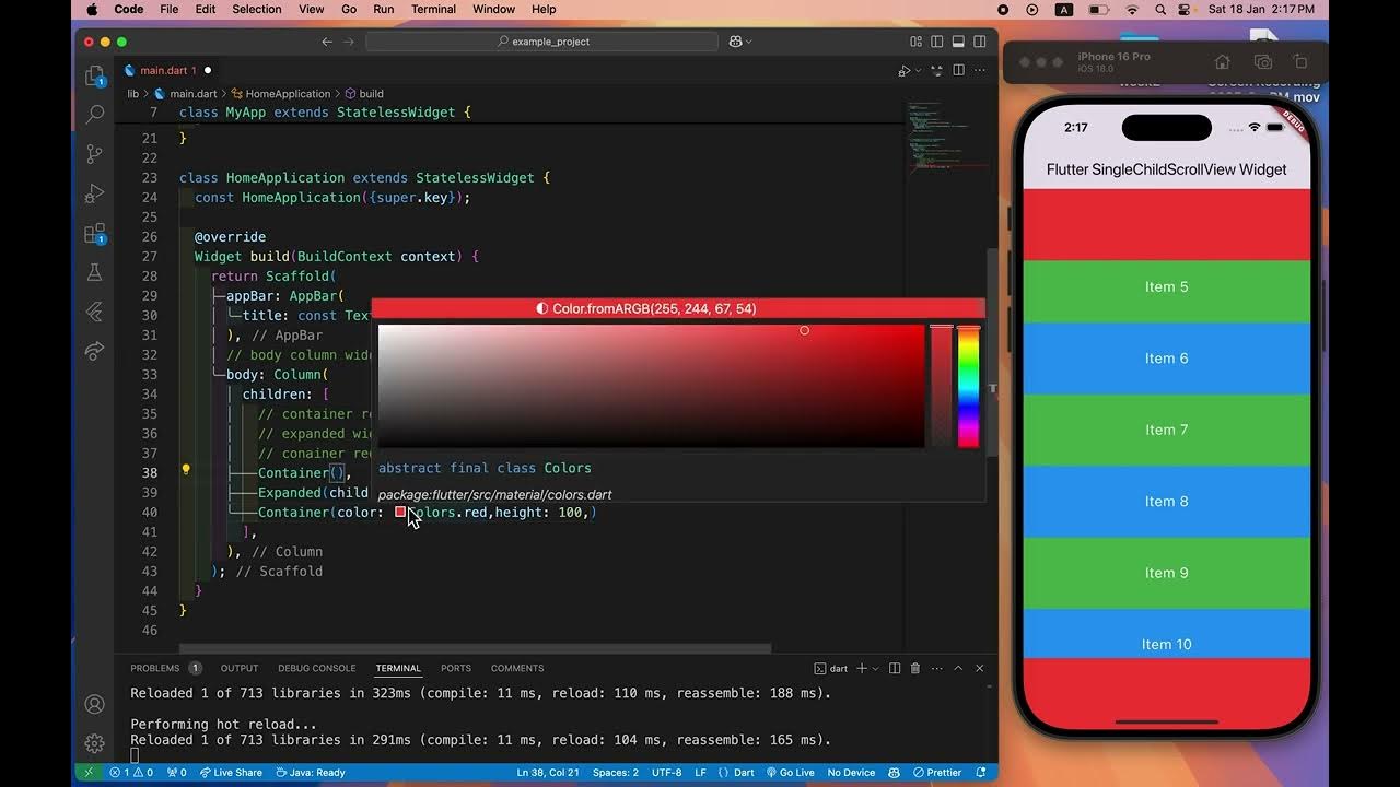 Flutter Tutorial: Mastering the SingleChildScrollView Widget - YouTube