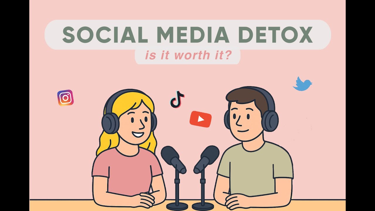 Learn English with Conversations | Social Media Detox (B1–B2 Listening ...
