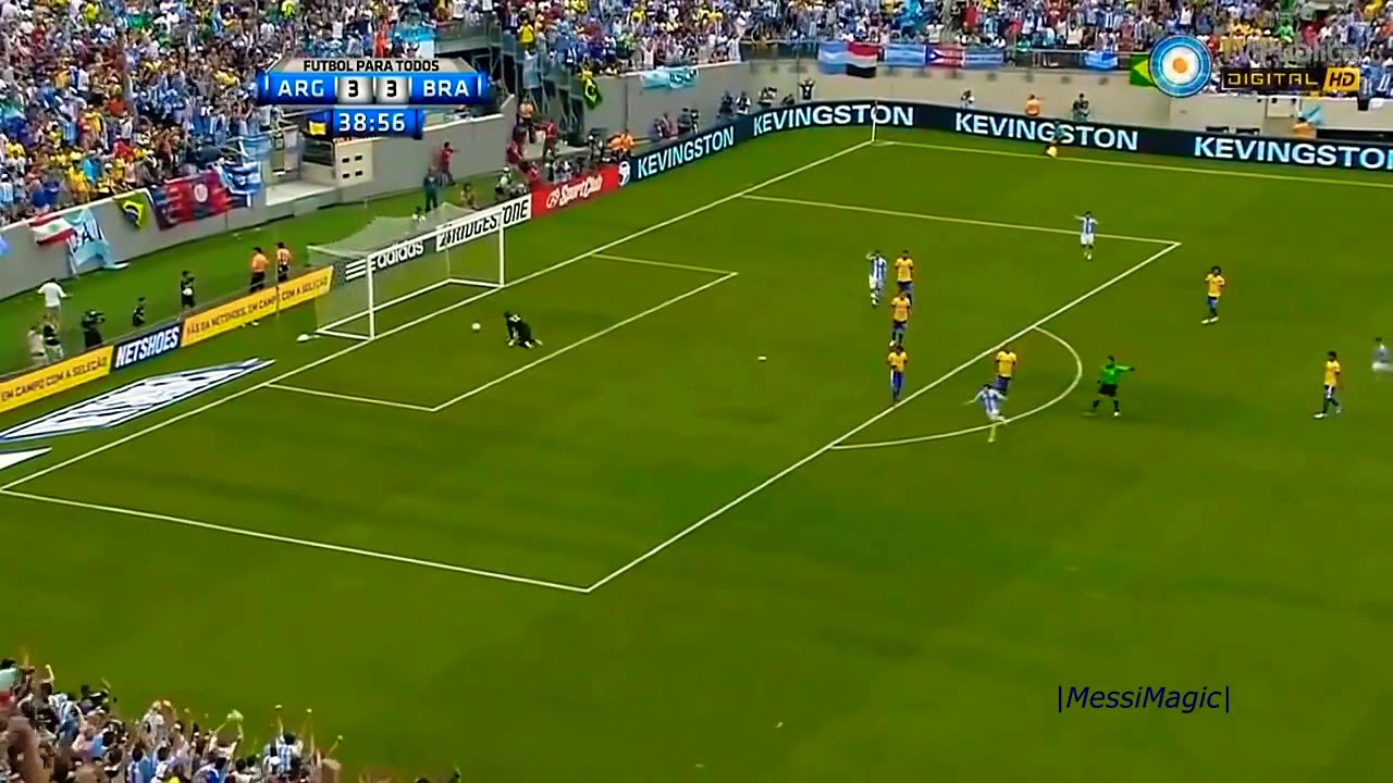 Lionel Messi Best Goal -- Vs Brazil 2012 💜 - YouTube