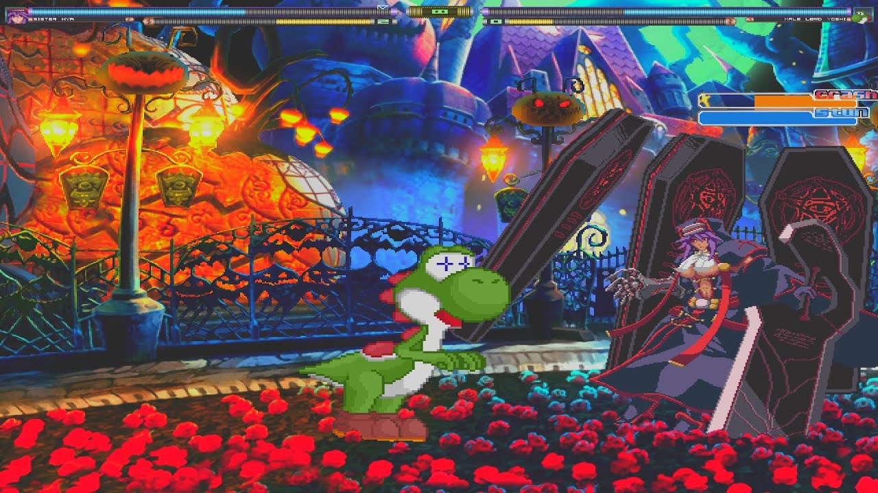 Sister Nya Vs Male Yoshi | Mugen Fighting Games - YouTube