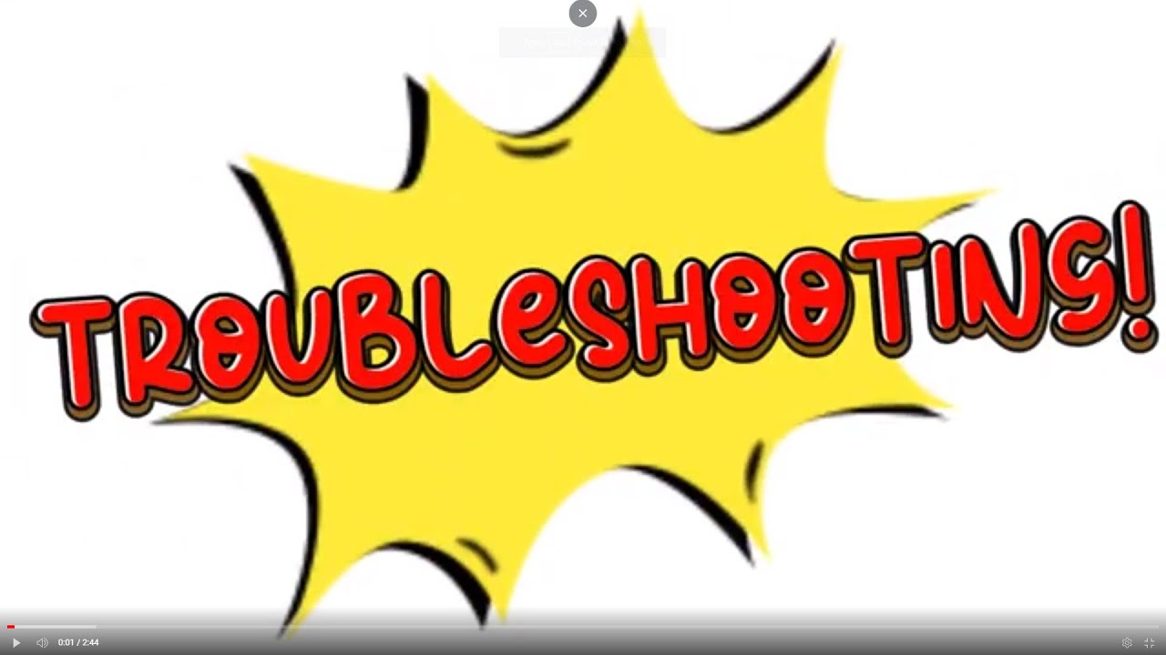 TROUBLESHOOTING YouTube troubleshooting-youtube