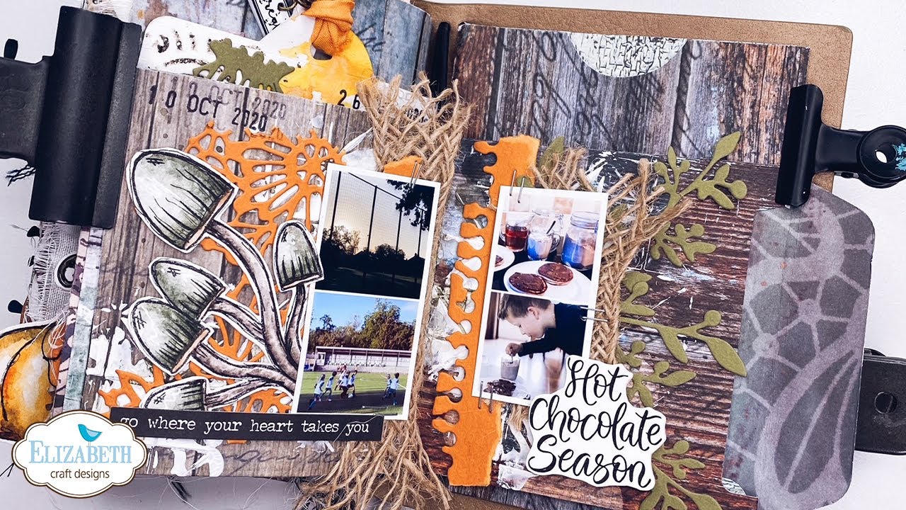 Hot Chocolate Season Junk Journal Pages with Charlene| Facebook LIVE ...