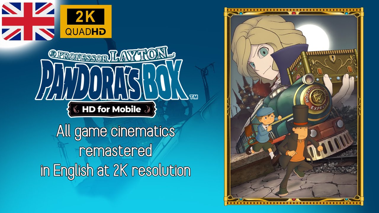 Layton: Pandora's Box. All Cutscenes Upscaled (2K) - YouTube