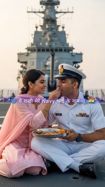 "Indian Navy Bhai Ke Naam… Ek Rakhi 🚢🎀" || Raksha bandhan || Indian Navy #shorts #rakshabandhan ...