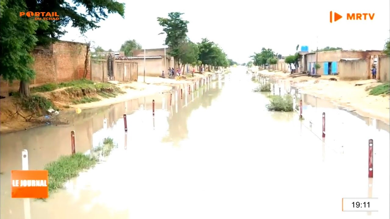 INONDATIONS - La Mairie de la ville de N'Djamena inspecte quelques ...