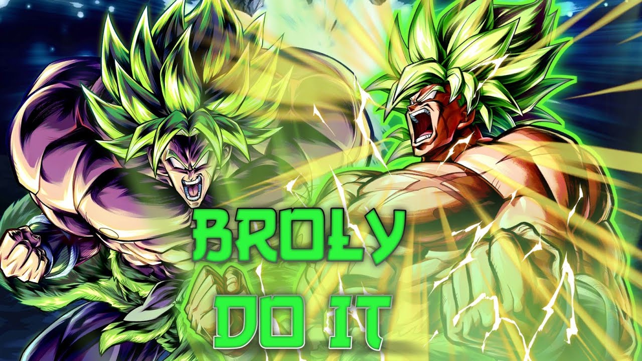 (Dragon ball legends) 2x zenkai buff BROLY Decimates even green unit ...