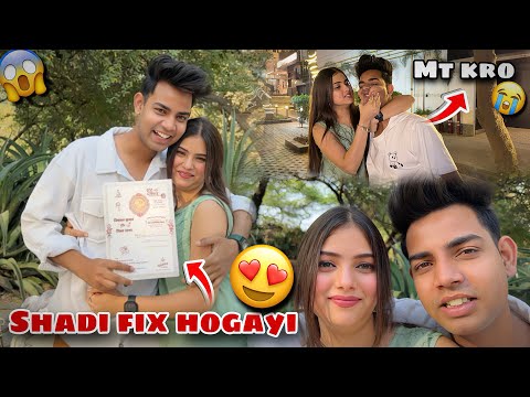 SHADI FIX HOGAYI 😍❤️ || ABID KO PARESHAN KAR DIYA 😂 || NITISHA 09