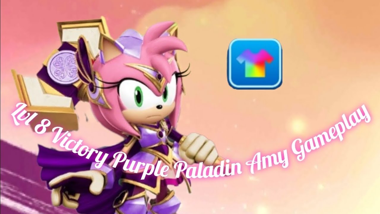 Lvl 8 Victory Purple Paladin Amy Chroma Gameplay! - YouTube