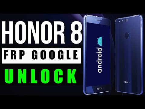 HONOR 8 FRD-L09 Remove FRP Lock Google bypass Unlock TUTORIAL NEW METHOD - YouTube