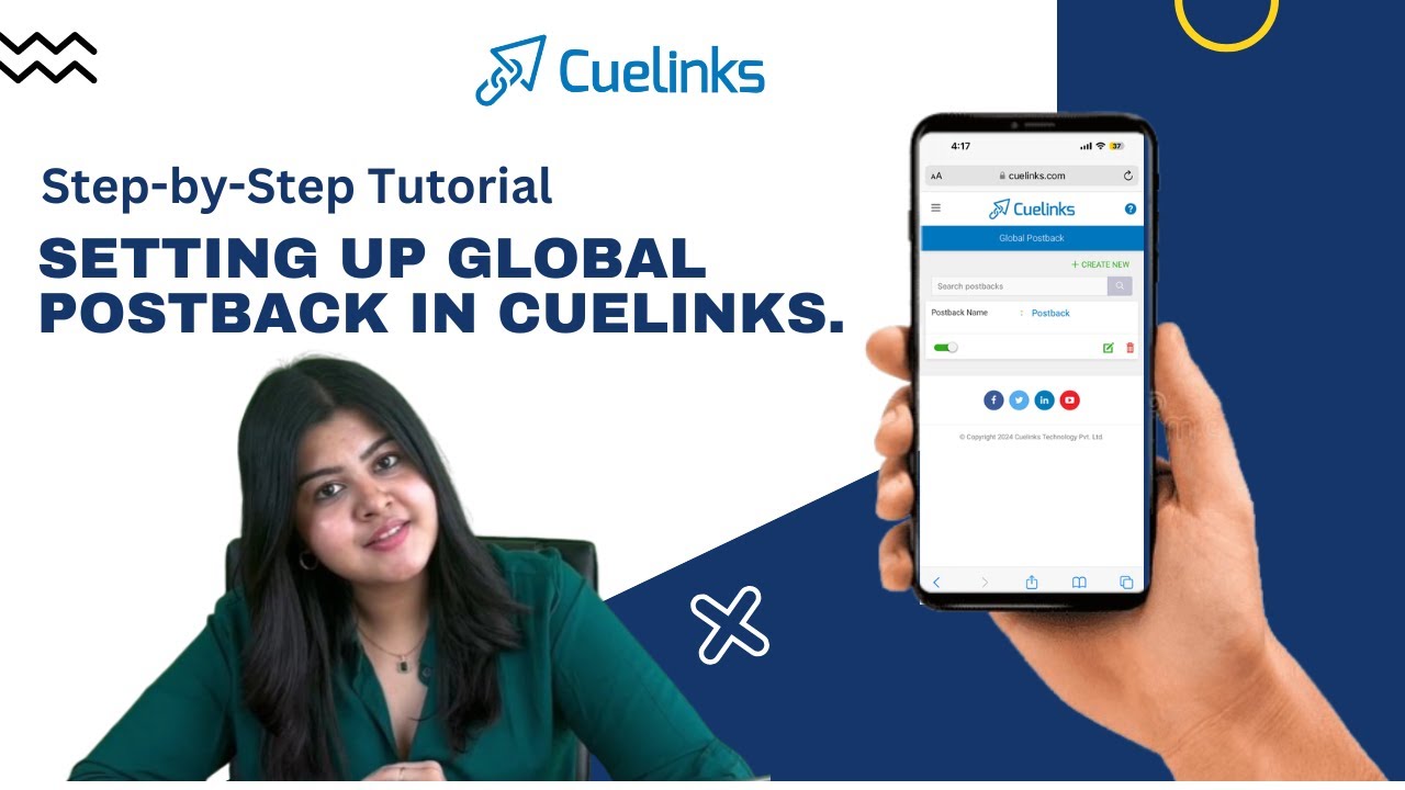 Step-by-Step Tutorial: Setting Up Global Postback in Cuelinks. - YouTube