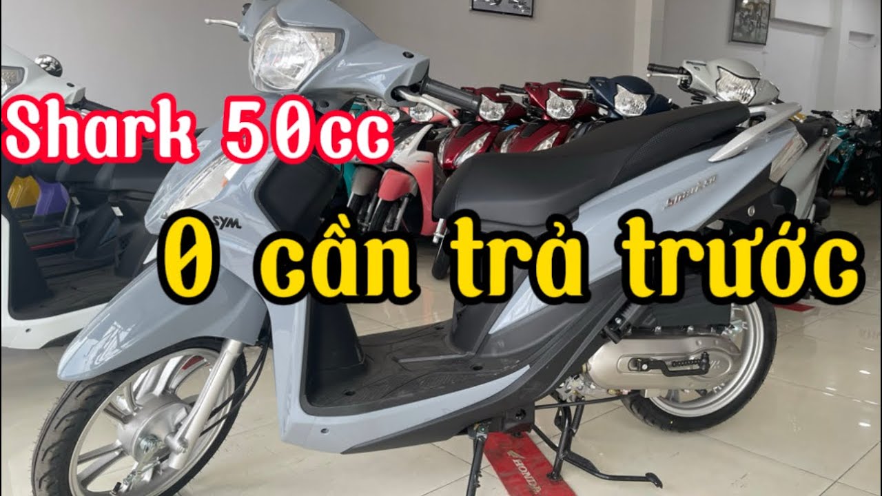 Báo giá xe Shark 50cc màu xám đen giành cho học sinh góp 0 cần đưa ...