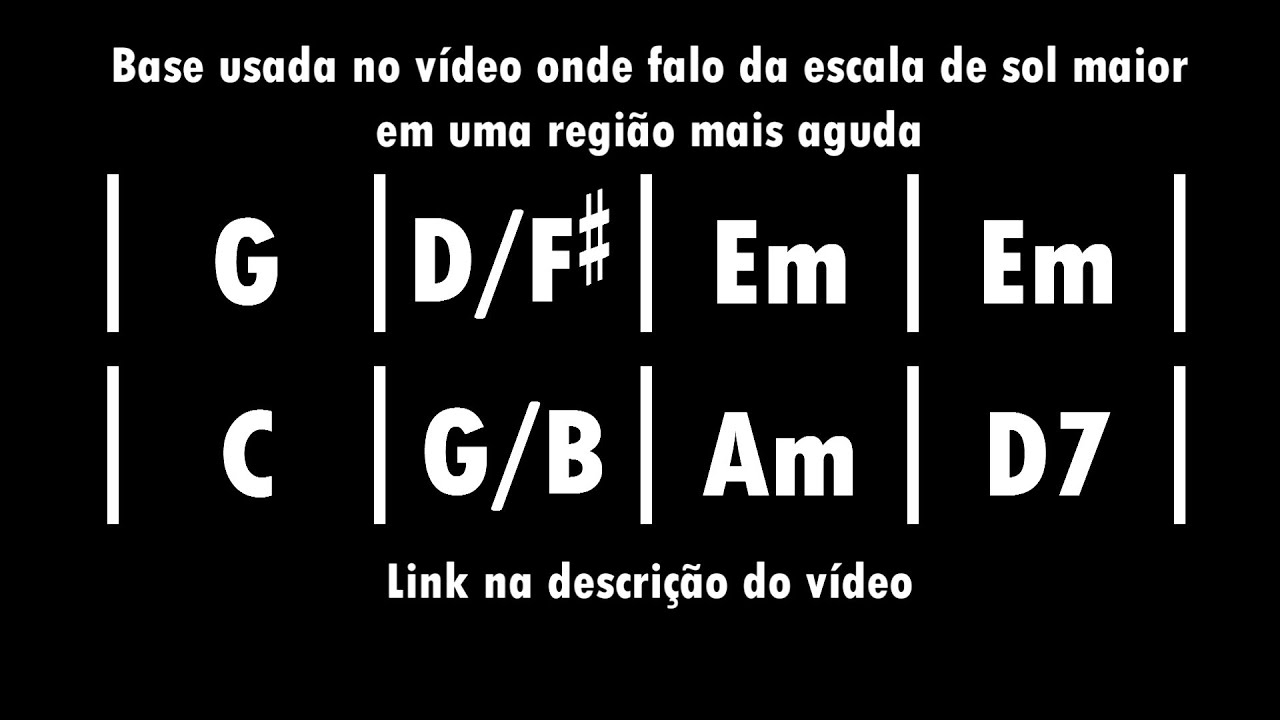 Improvise usando a escala de SOL MAIOR - YouTube