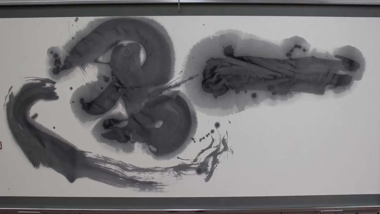 37th Kinki Dokuritsu Calligraphy Exhibition - YouTube