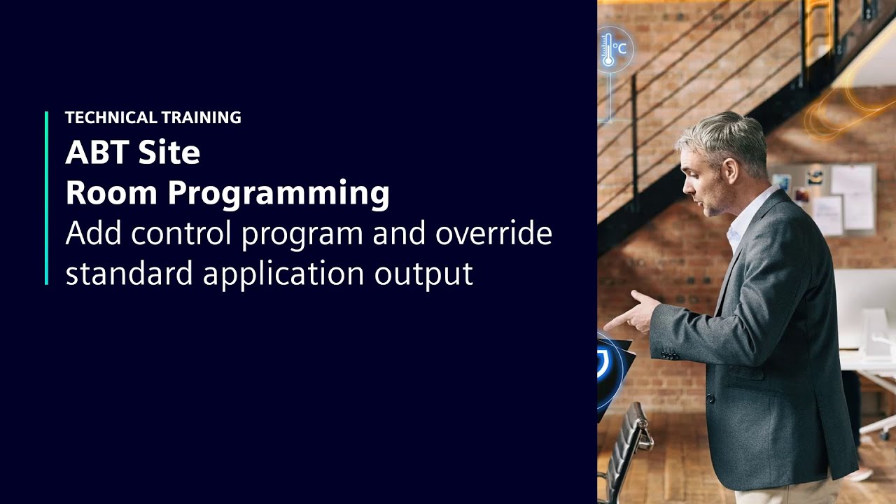 ABT Site Room Programming – Add control program and override standard ...