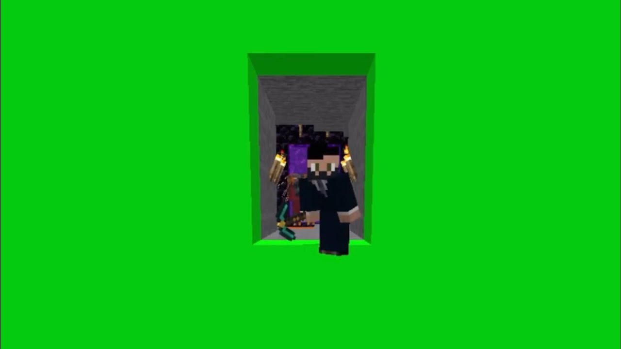 Minecraft Green Screen - YouTube