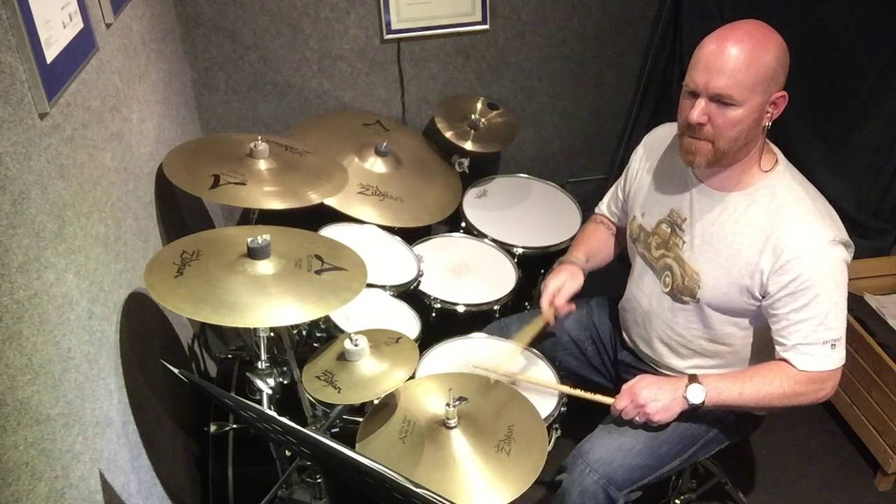 Trinity Rock And Pop Drum Kit Grade 4 'Man On The Moon' - YouTube
