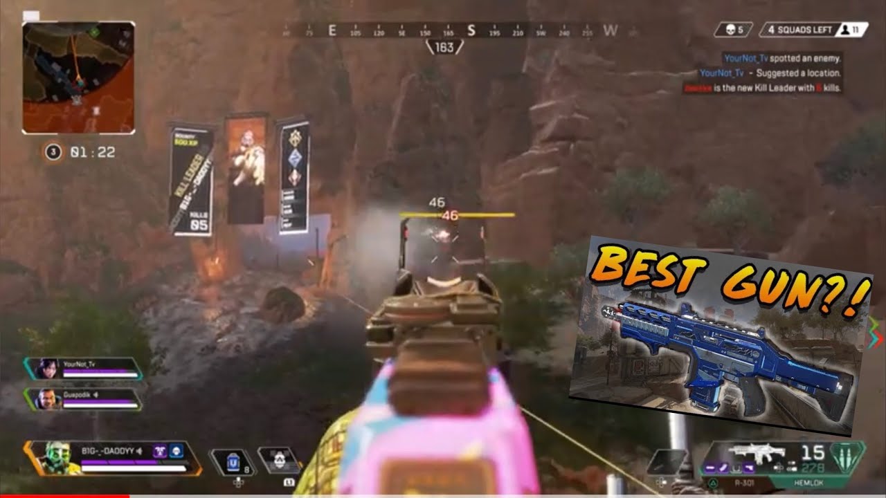 APEX LEGENDS THE POWERS OF HEMLOCK GUN - YouTube