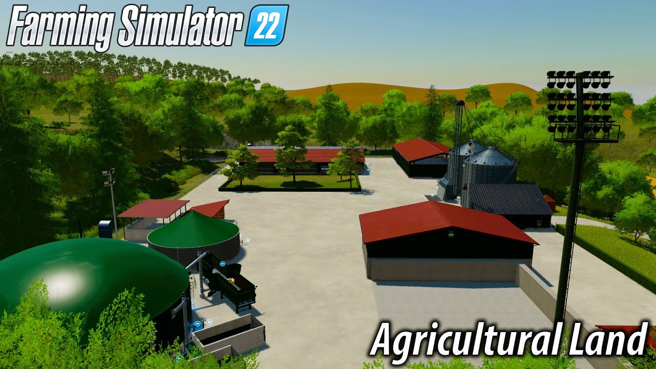 ПОСТРОЙКА БАЗЫ | FS22 | Agricultural Land - Timelapse #1 + (СОХРАНЕНИЕ ...