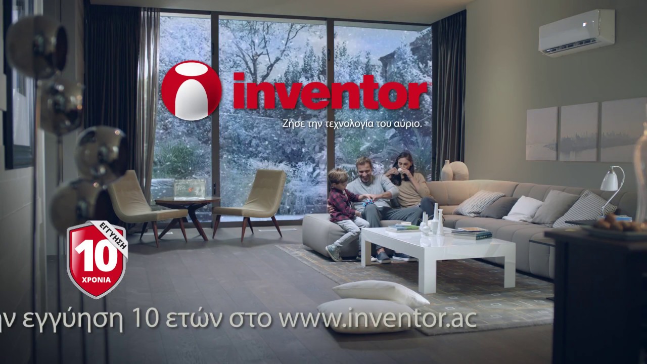 Inventor Air conditioners Θέρμανση - YouTube