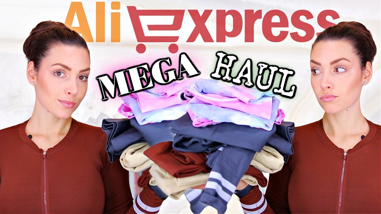 Aliexpress activewear mega haul!! - YouTube