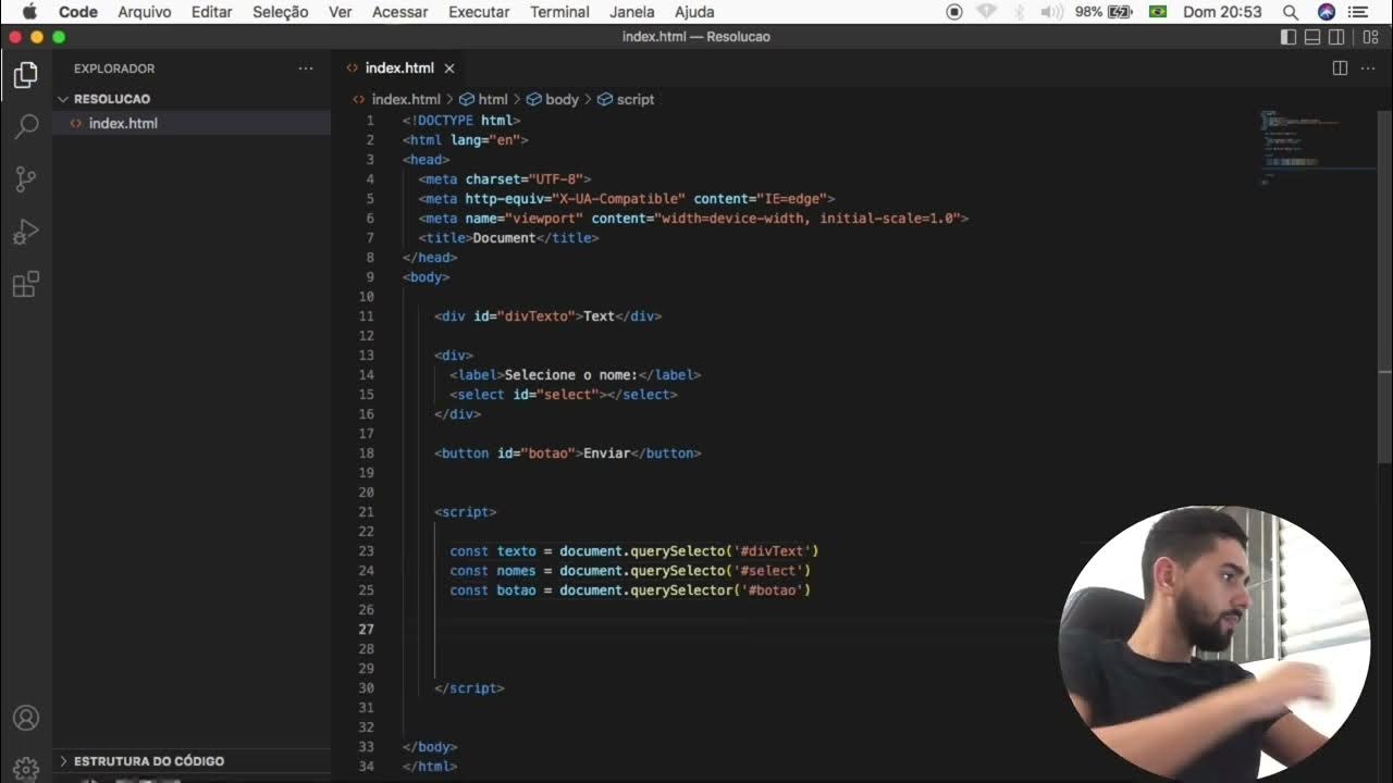 Utilizando FOR no JAVASCRIPT - YouTube