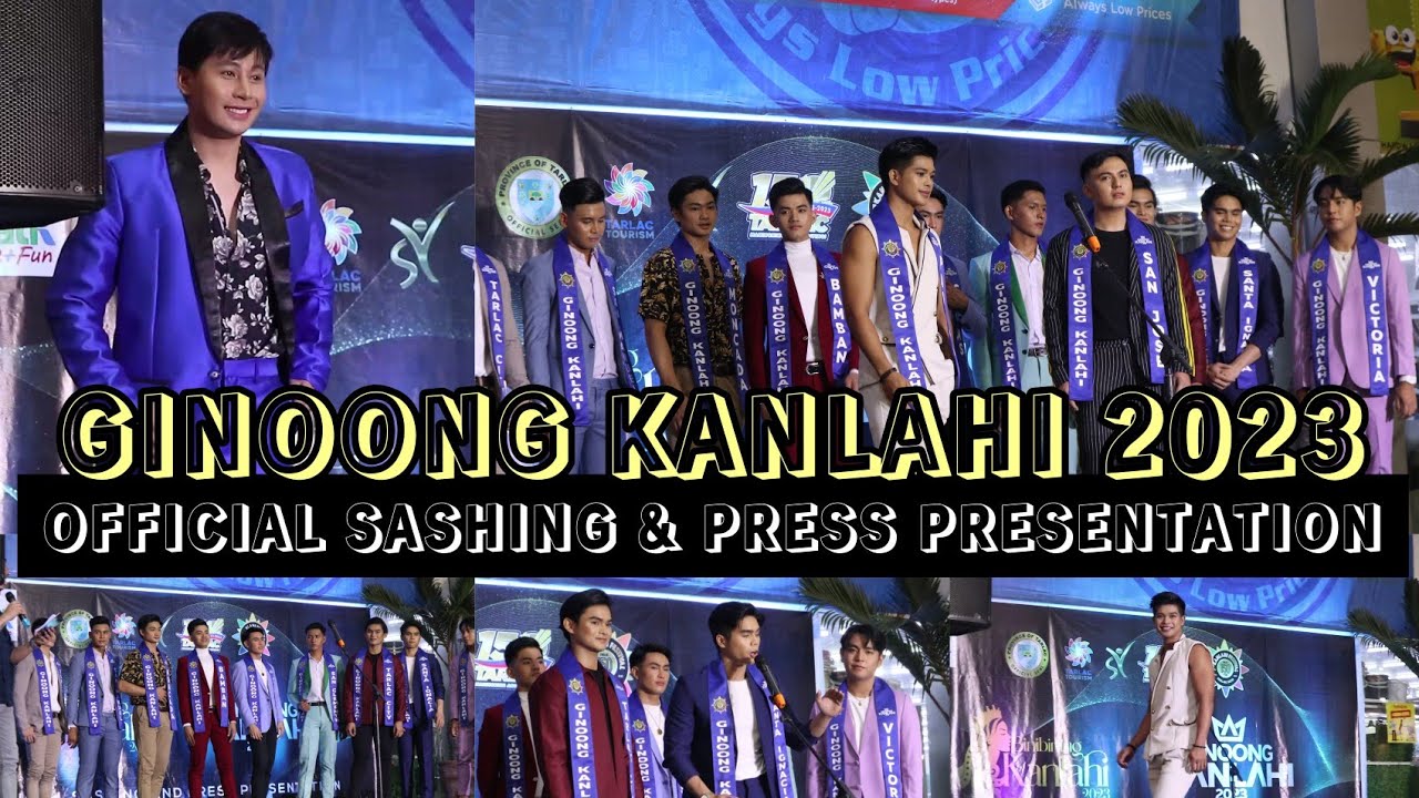[4K] GINOONG KANLAHI 2023 OFFICIAL SASHING AND PRESS PRESENTATION | 7TH ...