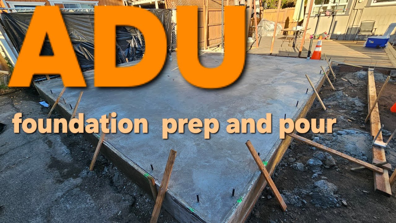 ADU, Concrete Foundation Pour - YouTube