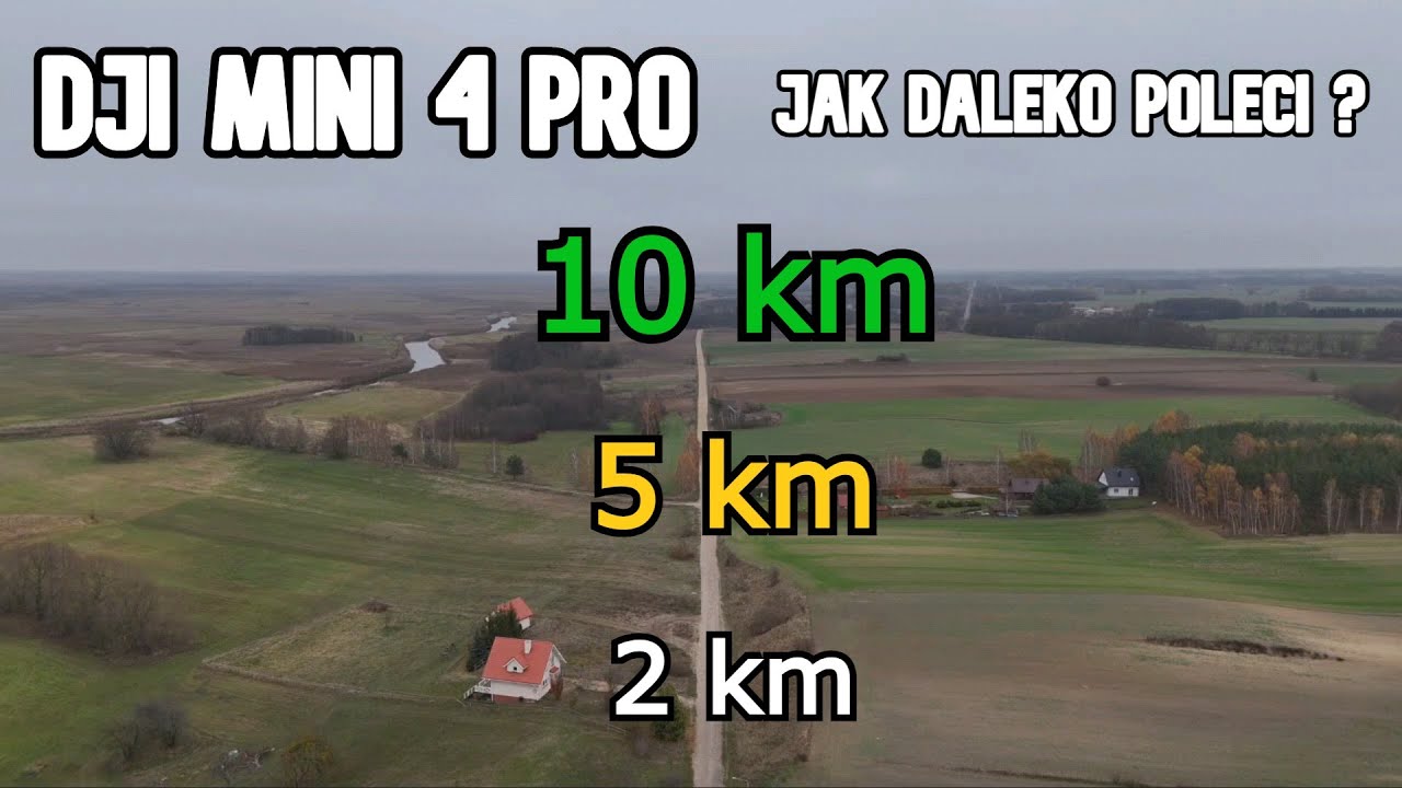 DJI Mini 4 Pro test zasięgu / range test - część 2. - YouTube