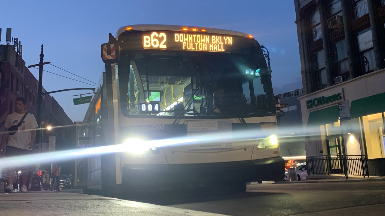 MTA/New York City Buses | 7202 (AV4302) - Service B62 - YouTube