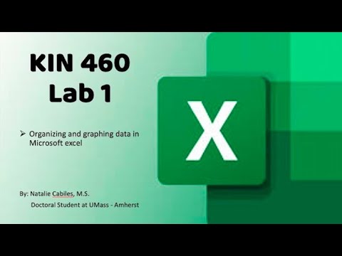 KIN 460 - Lab 1 Graphing Tutorial - YouTube