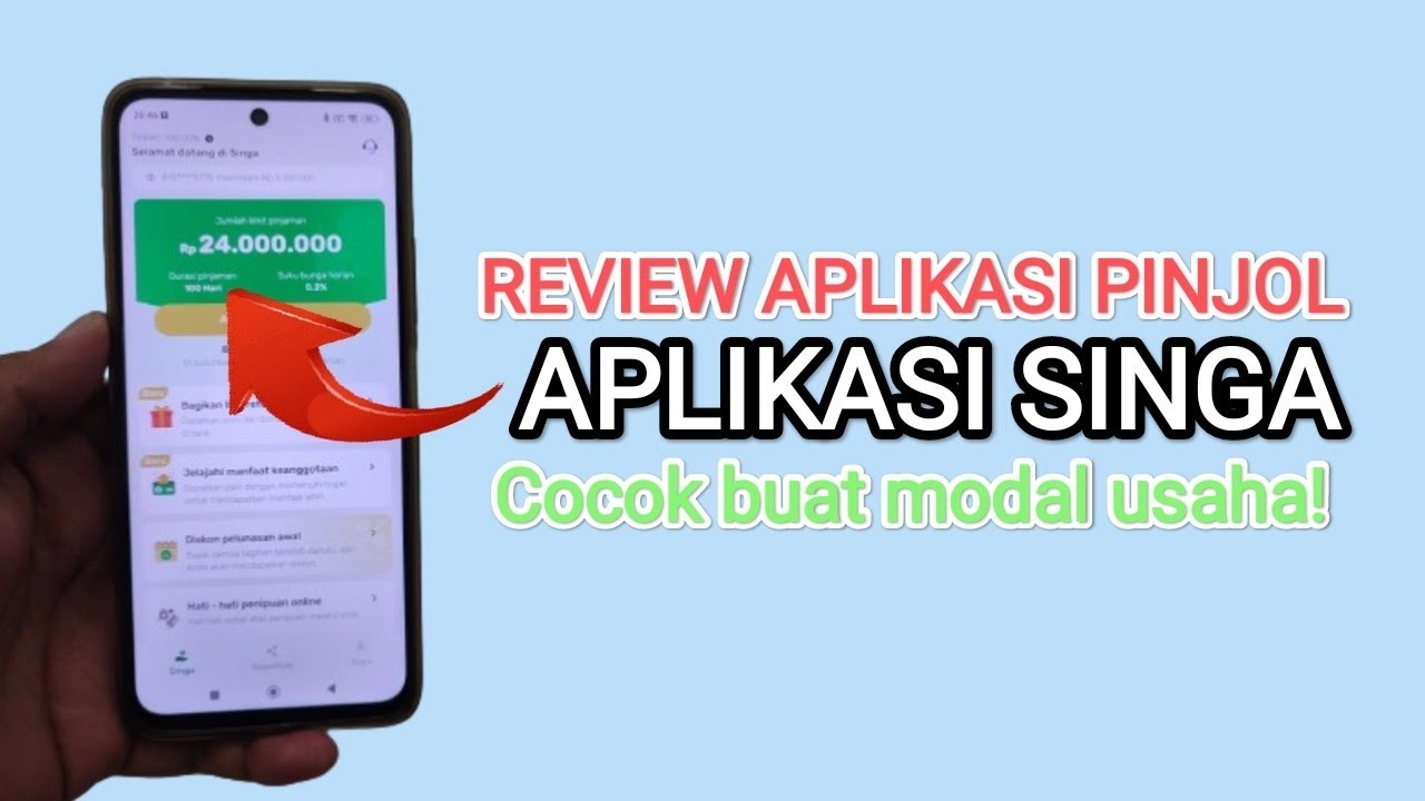 Review pinjol Aplikasi singa "Cocok buat modal usaha" - YouTube