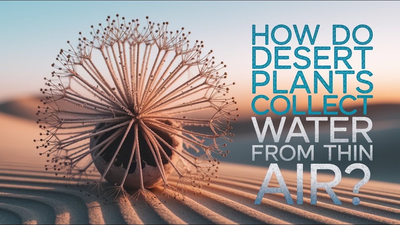 How Do Desert Plants Collect Water from Thin Air - YouTube