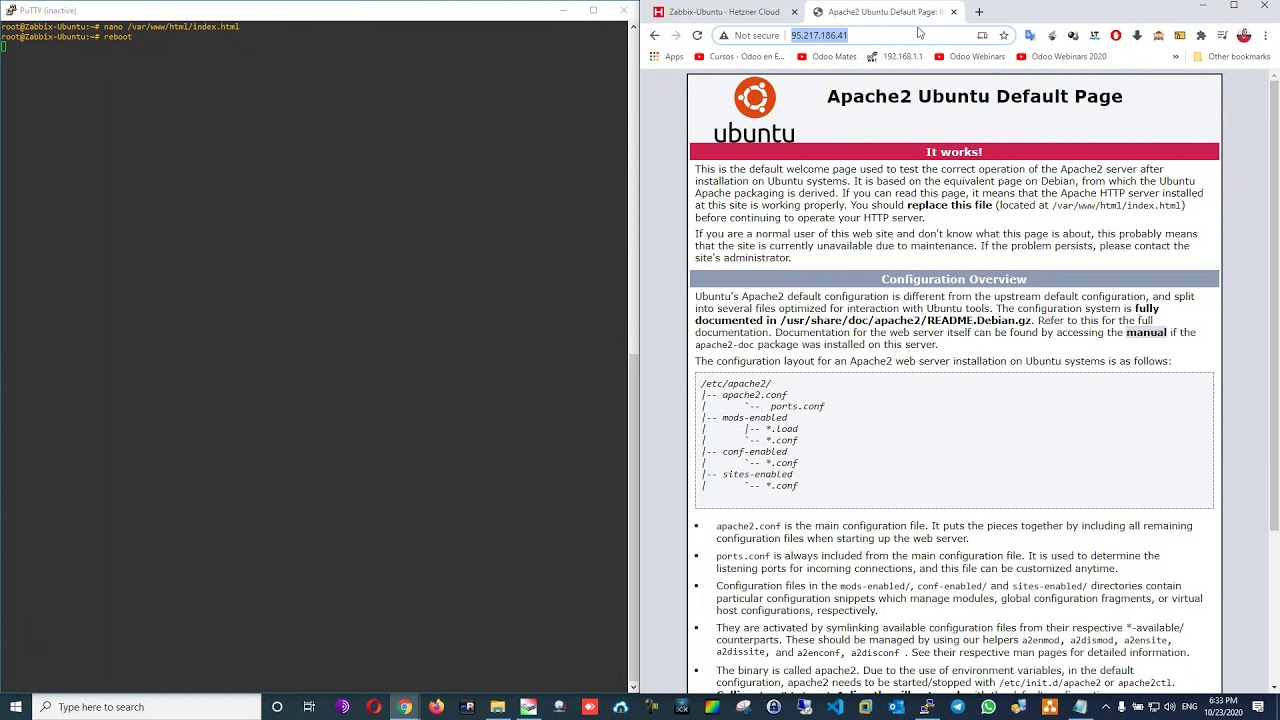 Como redireccionar http o https en zabbix - YouTube