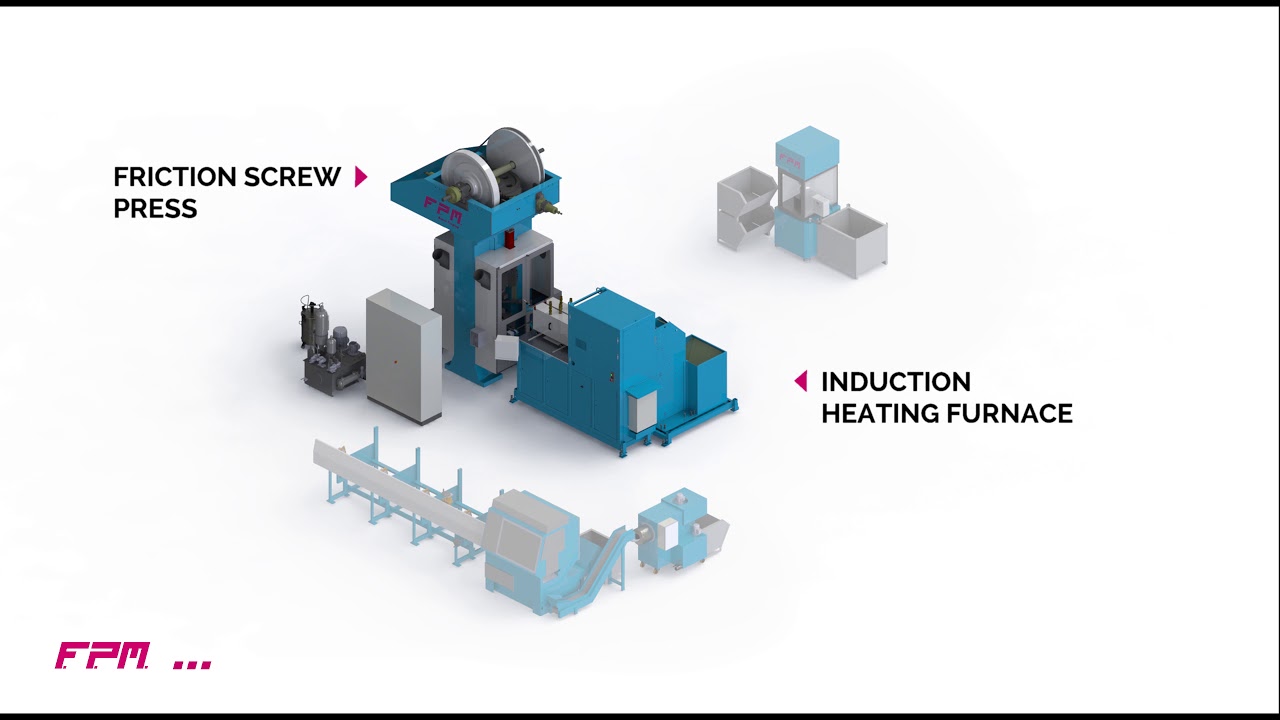 FPM brass hot forging line for fashion accessories production (auguri ...