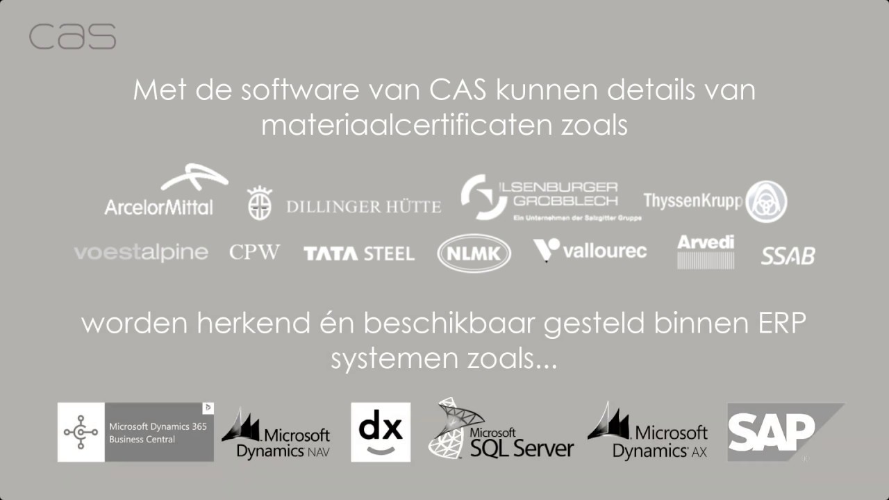 CAS Certificate Analysis Software - YouTube