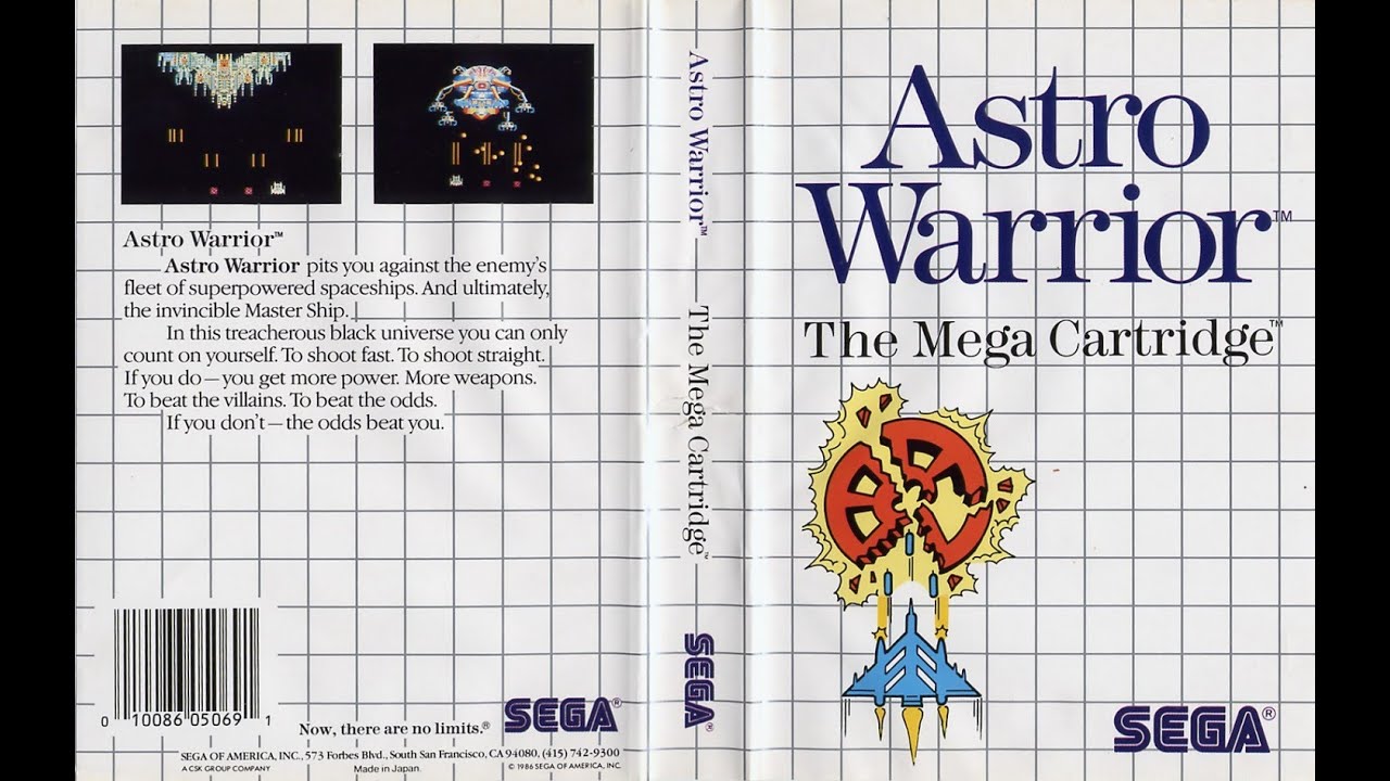 Astro Warrior ( Sega Master System ) 1986 - YouTube