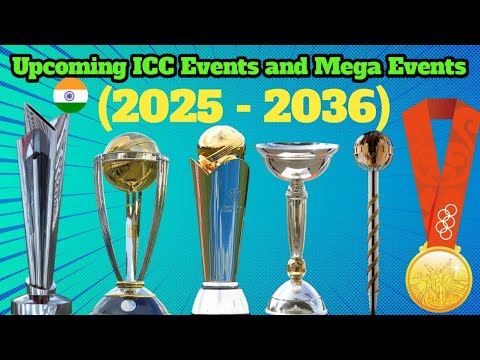 Upcoming ICC Events and Mega Events (2025-2036) Confirmed - YouTube