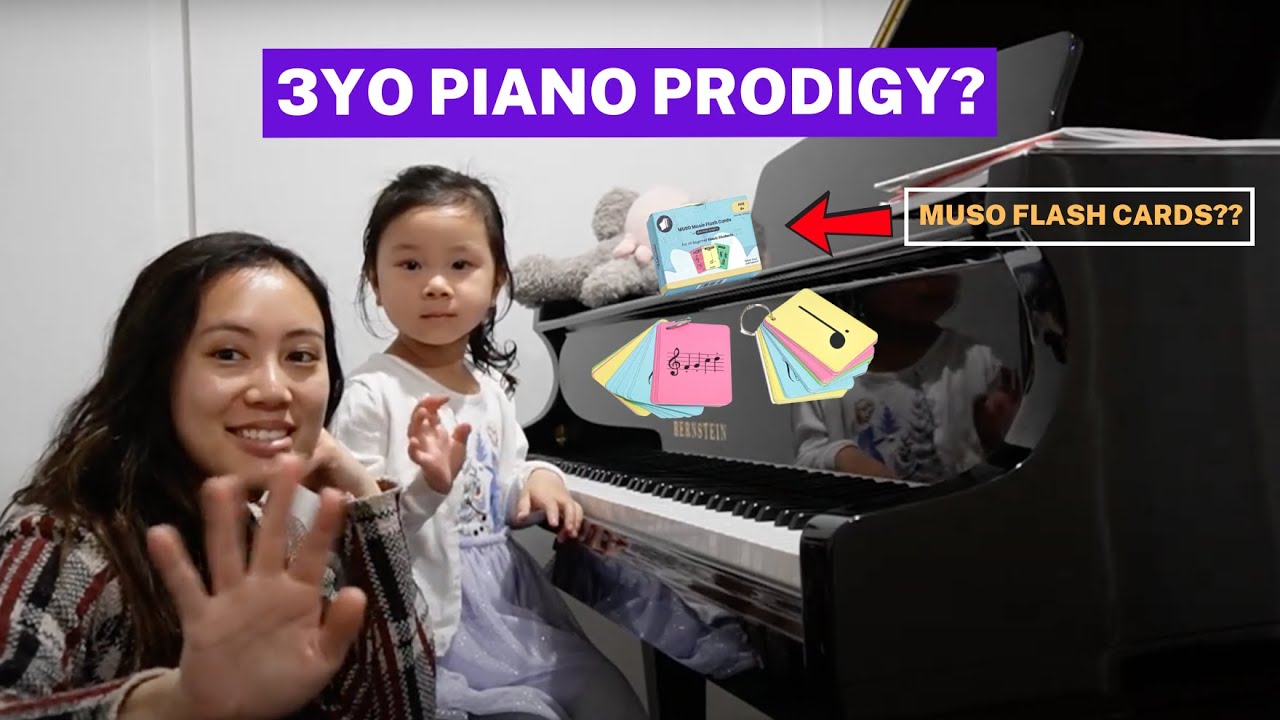 Prodigy? Teaching cute shy 3/4yo Ruby piano ft. Isabelle Ng (30 mins, no edits) (fast learner ...