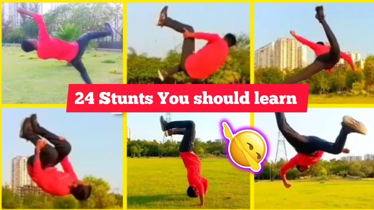 24 Types of Flips 🤸‍♂️💥 | Tricks | Stunts - YouTube