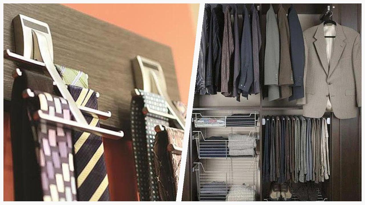 75 Beautiful Men'S Closet With Dark Wood Cabinets Design Ideas #301 🛋 ...
