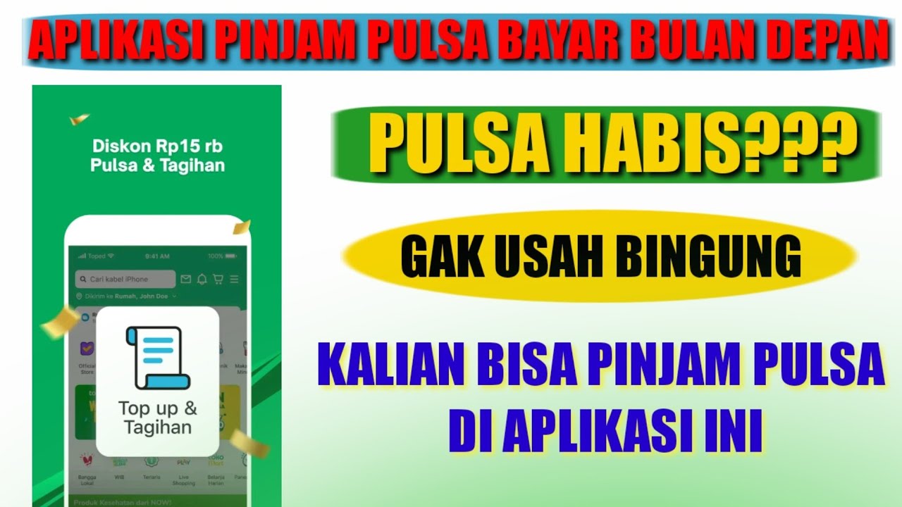 Aplikasi pinjam pulsa bayar bulan depan _ Cara pinjam pulsa di ...