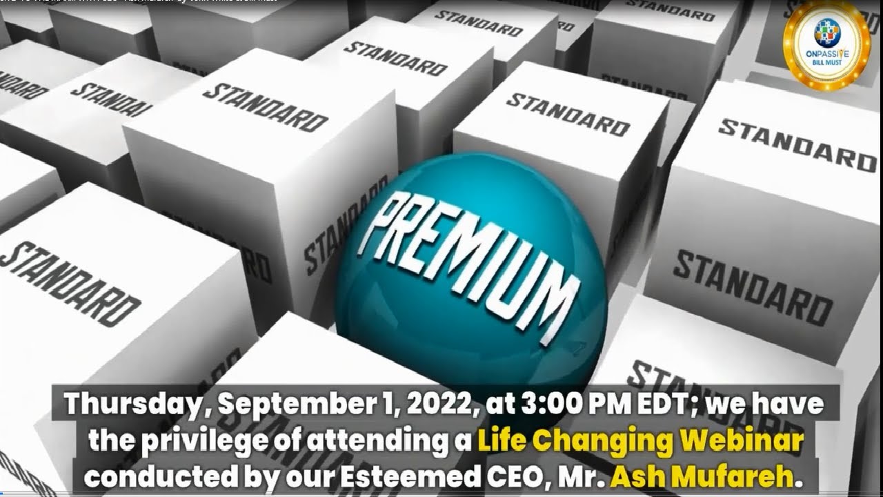 ONPASSIVE - TO THE MAX!!! with CEO Ash Mufareh - YouTube