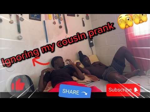 Ignoring cousin prank ** 😂 - YouTube